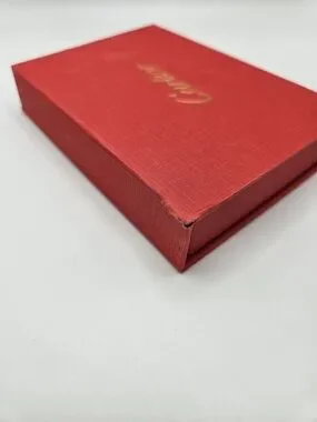 Cartier | Bags | Authentic Cartier Red Logo Magnetic Storage Gift Box ...